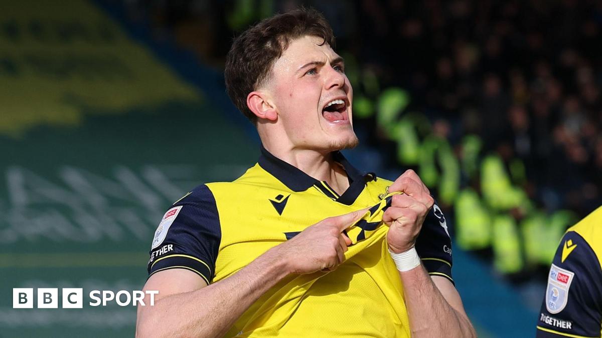 Oxford United striker Will Lankshear relieved to end goal drought - BBC ...