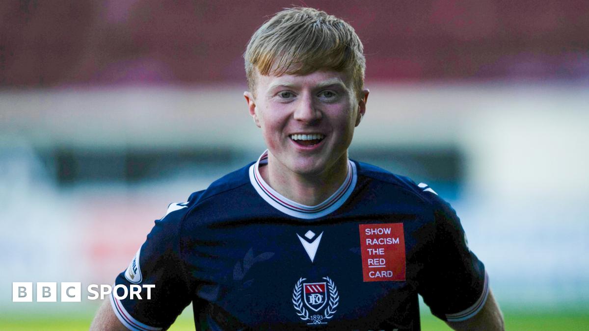 Dundee midfielder Lyall Cameron named in team of the week - BBC Sport