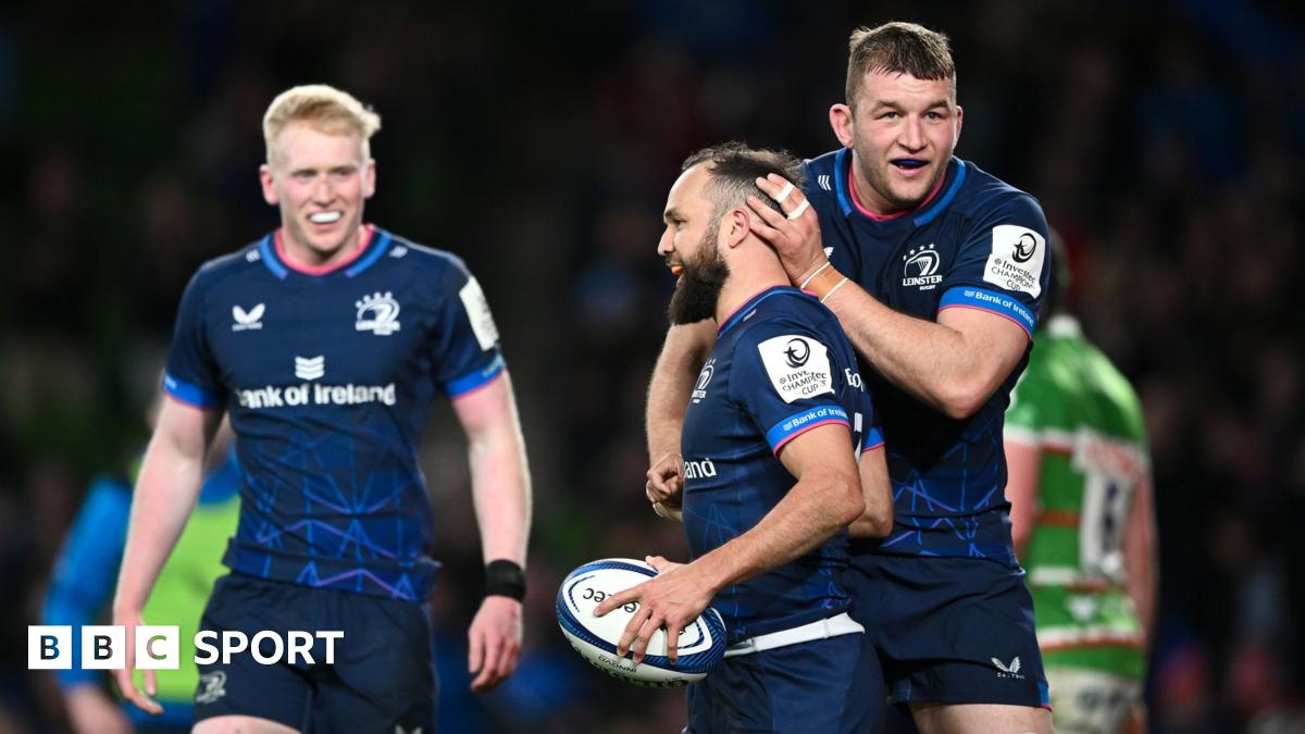 Investec Champions Cup: Leinster 36-22 Leicester - Jamison Gibson-Park ...