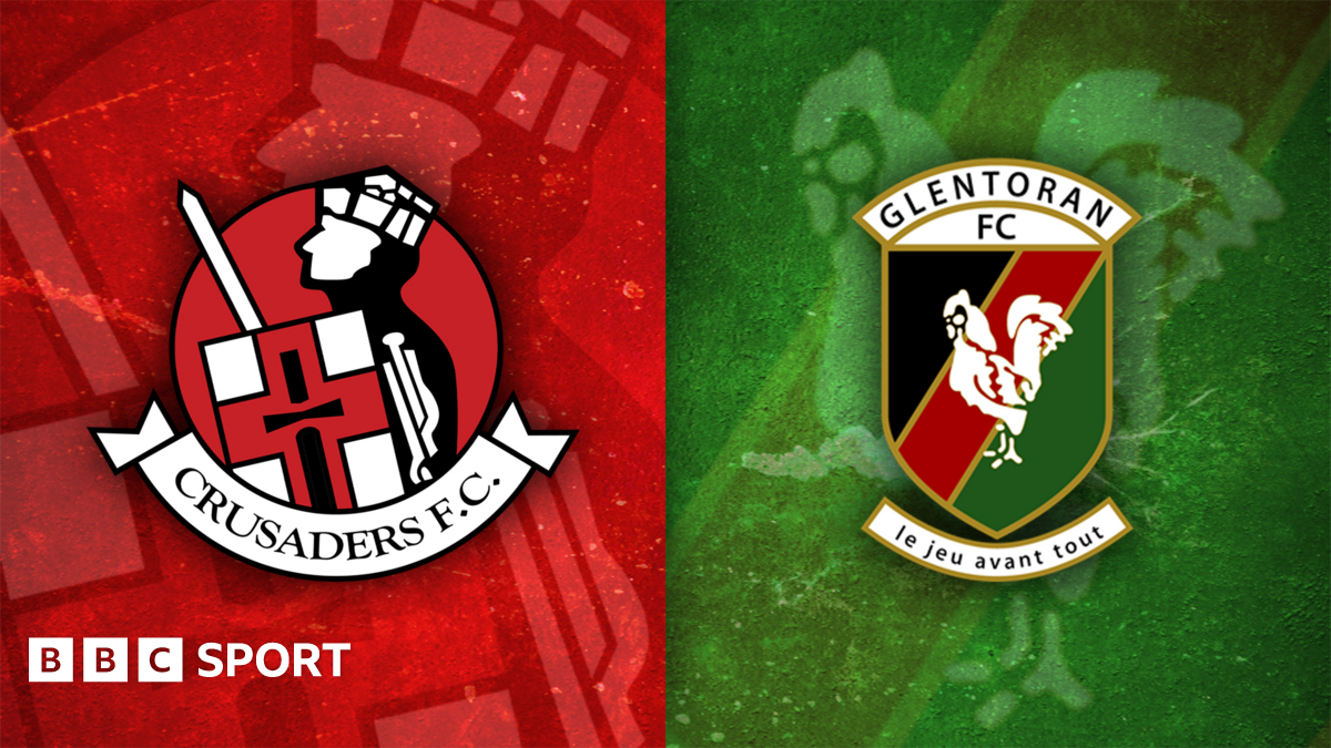Highlights: First-half goals help Glentoran beat Crusaders - BBC Sport