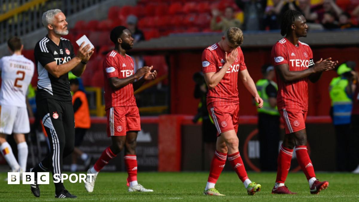 Aberdeen 'back down to earth with a bang' - Goodwin - BBC Sport