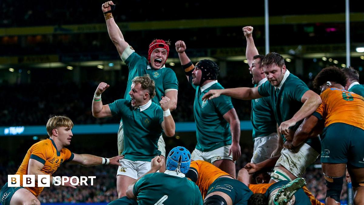 Ireland 22-19 Australia: Andy Farrell signs off with win as Irish fight ...