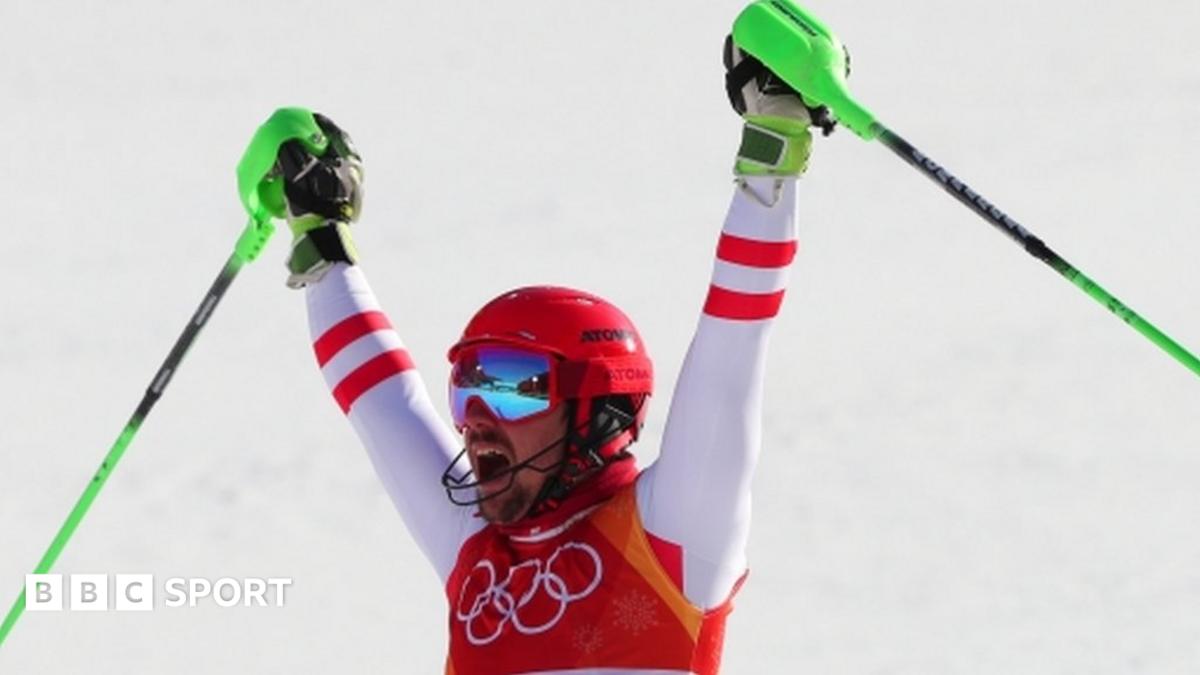 Winter Olympics: Marcel Hirscher wins first Olympic gold in men's ...