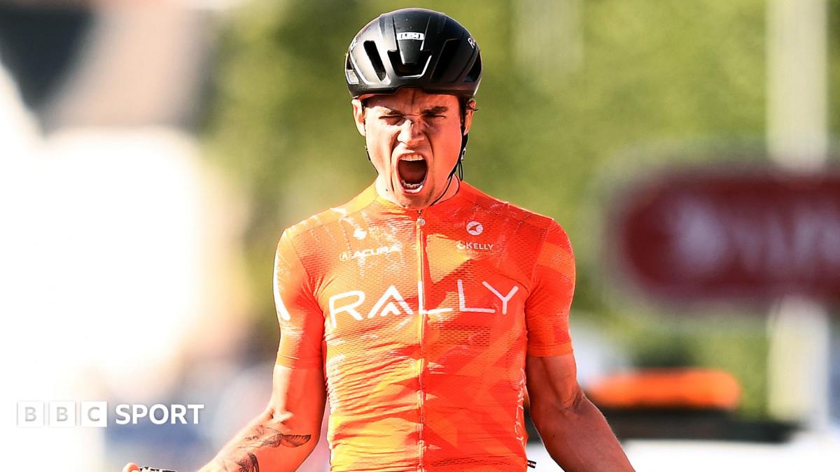 Tour of Britain: Robin Carpenter wins stage two ahead of Britain's ...