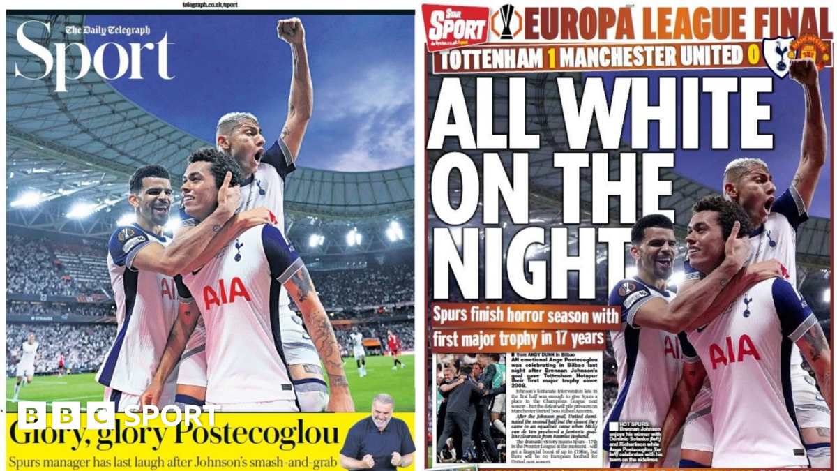 Tottenham news: Back pages of newspapers after Europa League final win ...