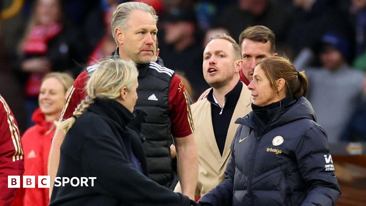 Emma Hayes: No FA action over Chelsea boss' 'shove' on Arsenal's Jonas ...
