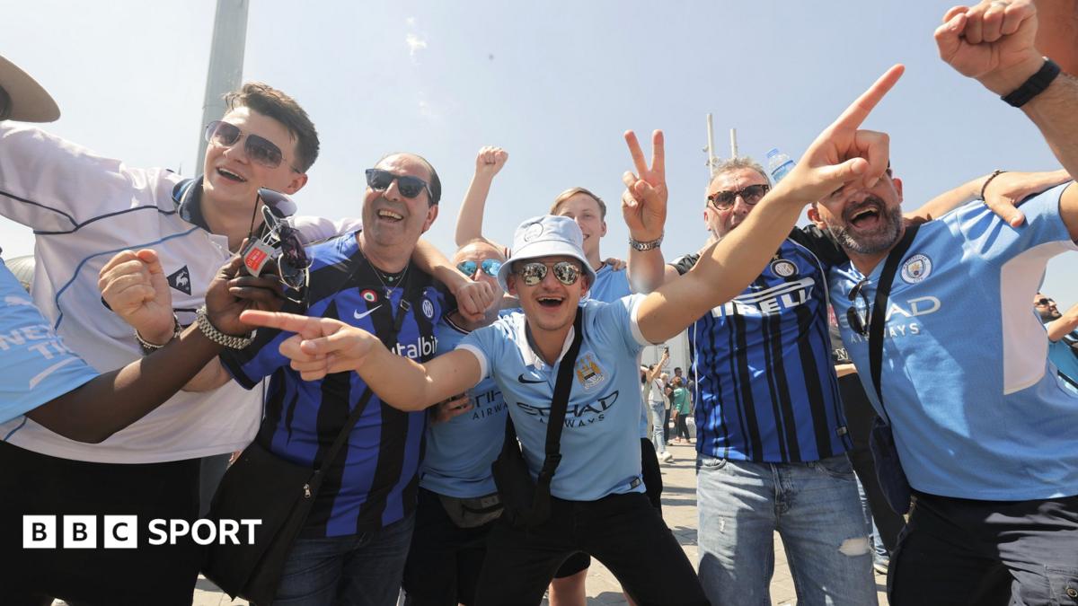 Man City v Inter Milan Champions League final build-up - BBC Sport