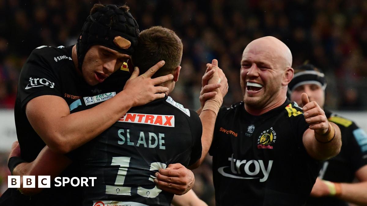 Premiership Rugby: Exeter Chiefs 20-15 Bath - Rob Baxter's side earn ...