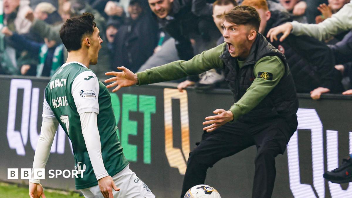 Hibs: Jamie McGrath shines in derby victory - BBC Sport