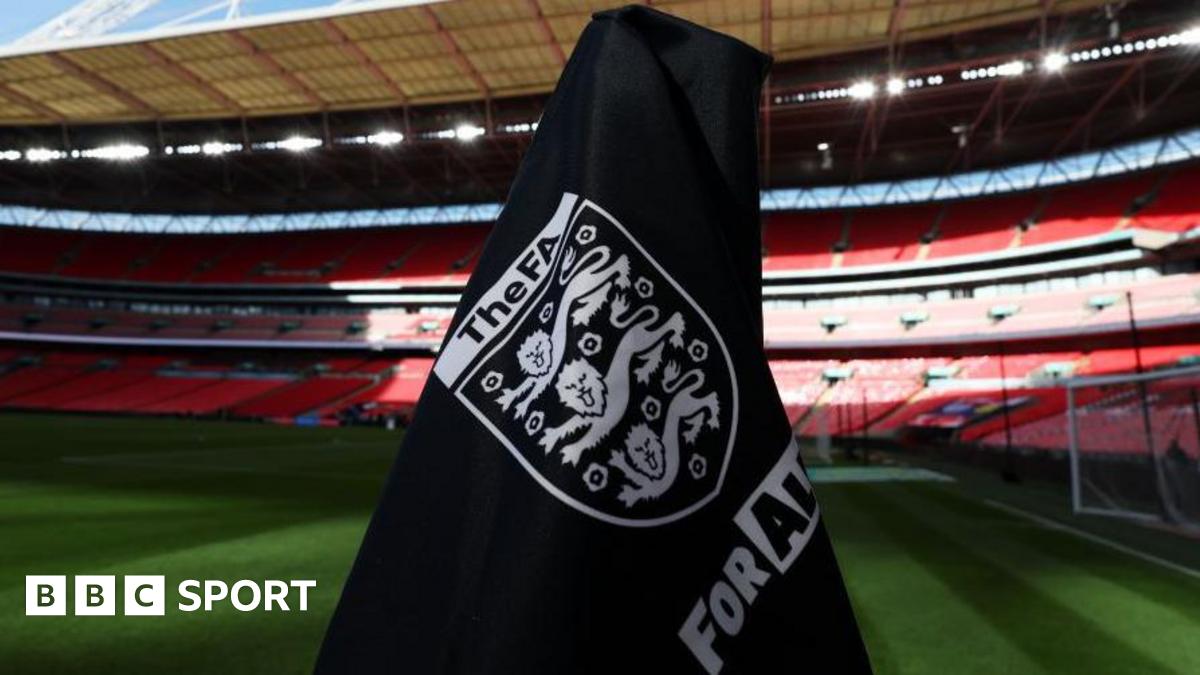 Football's transgender policy in focus after protest outside Wembley ...