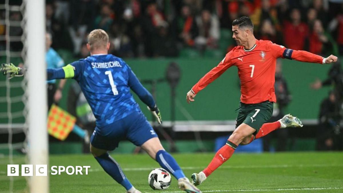 Portugal 5-2 Denmark (agg: 5-3): Cristiano Ronaldo scores and misses ...