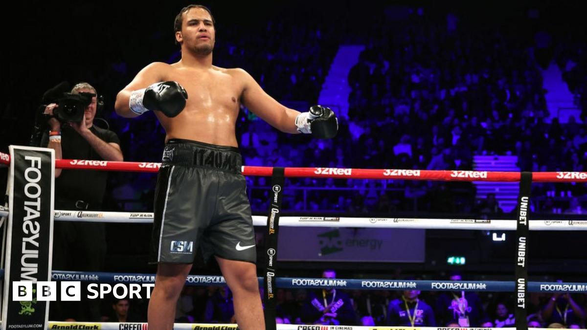 Moses Itauma: 35-second knockout for British heavyweight in second pro ...