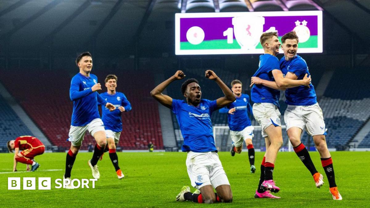 Rangers hit back against Aberdeen to win Scottish Youth Cup - BBC Sport