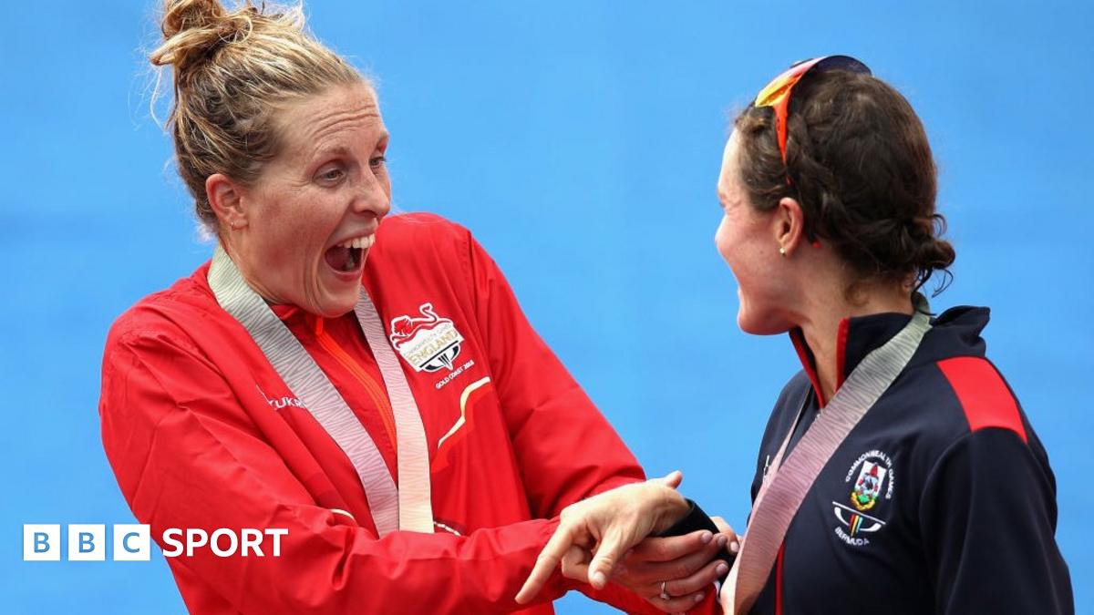 Commonwealth Games: England's Jessica Learmonth wins triathlon silver ...