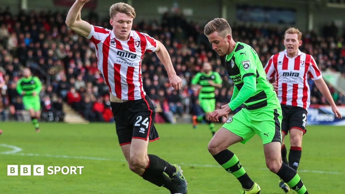 National League: Leaders Cheltenham Town battle with Forest Green ...