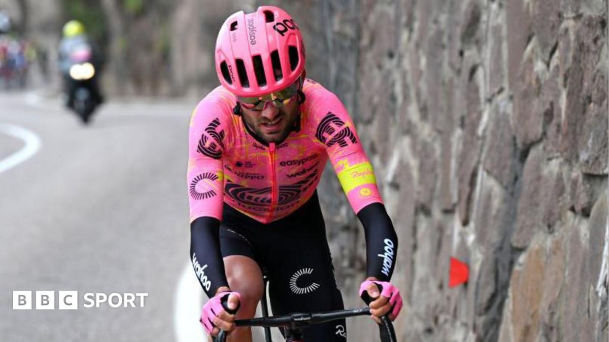 Giro d'Italia: Simon Carr pulls out after stage three with knee ...