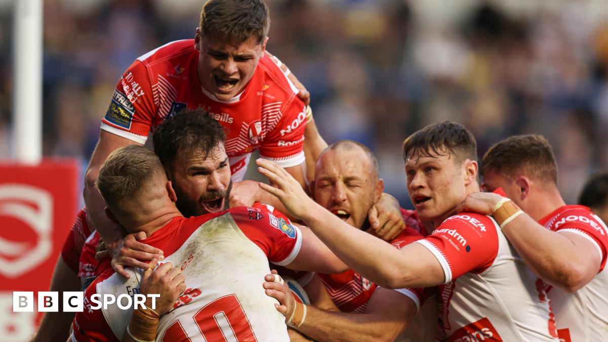 Super League: Warrington Wolves 10-12 St Helens - Champions taken to ...