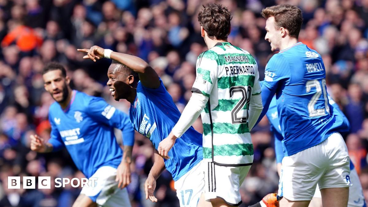 Rangers 3-3 Celtic: Rabbi Matondo's late leveller earns draw in six ...