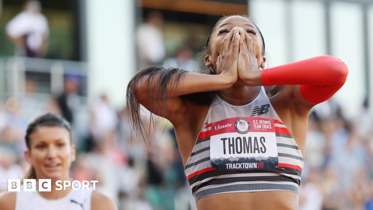 US Olympic trials: Gabrielle Thomas runs fastest 200m time since ...