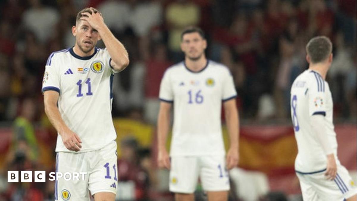 Spain 2-0 Scotland: Steve Clarke's resolute side's wait for Euro spot ...