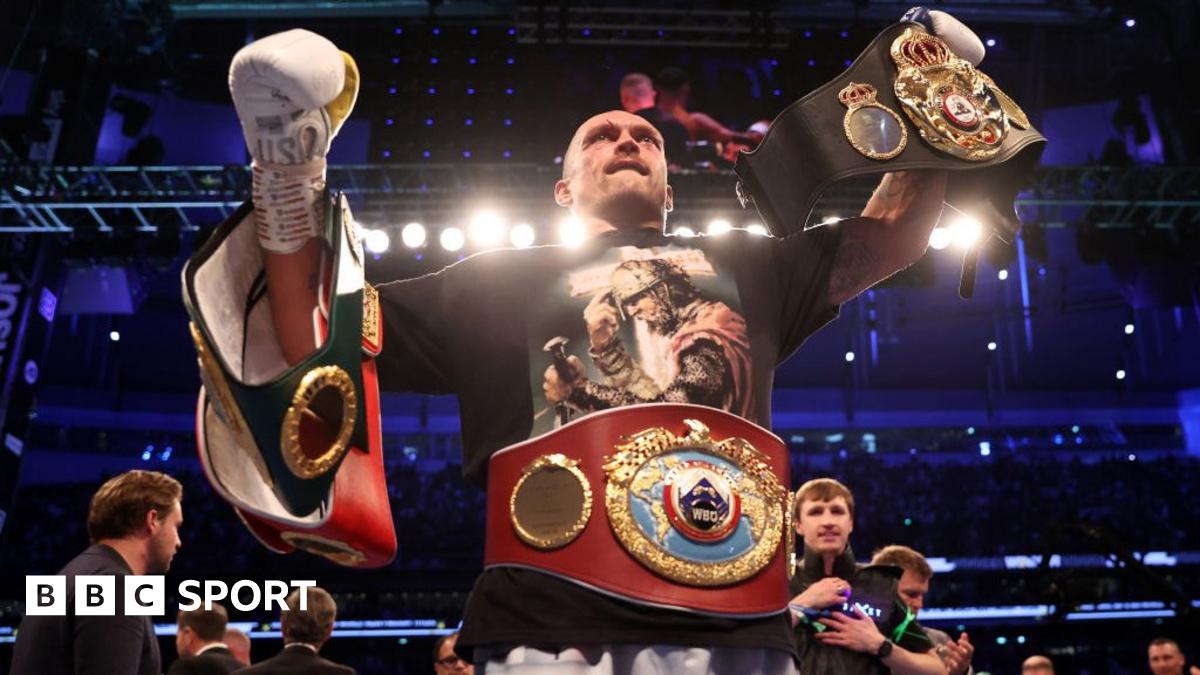 Oleksandr Usyk beats Anthony Joshua: Ukrainian challenger outclasses ...