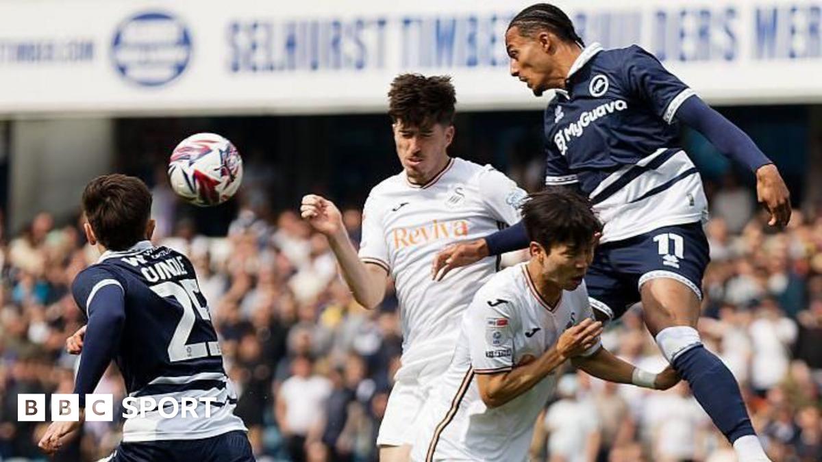 Millwall 1-0 Swansea City: George Saville goal gives Lions play-off ...