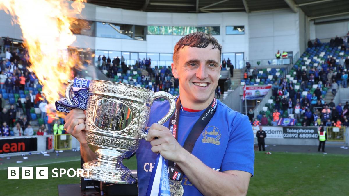 Joe Cooper: Linfield forward named Ulster Footballer of the Year - BBC ...