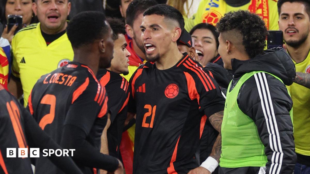 Spain 0-1 Colombia: Daniel Munoz scores only goal in London Stadium ...