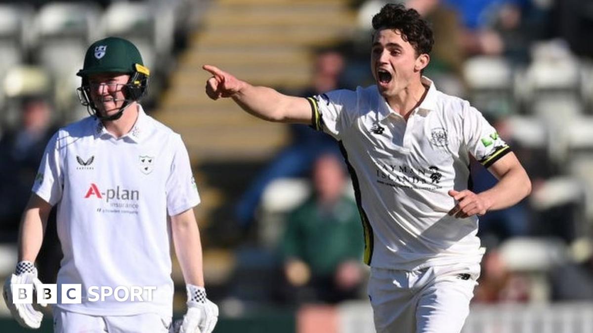 County Championship: Tom Price hits ton and takes hat-trick for ...