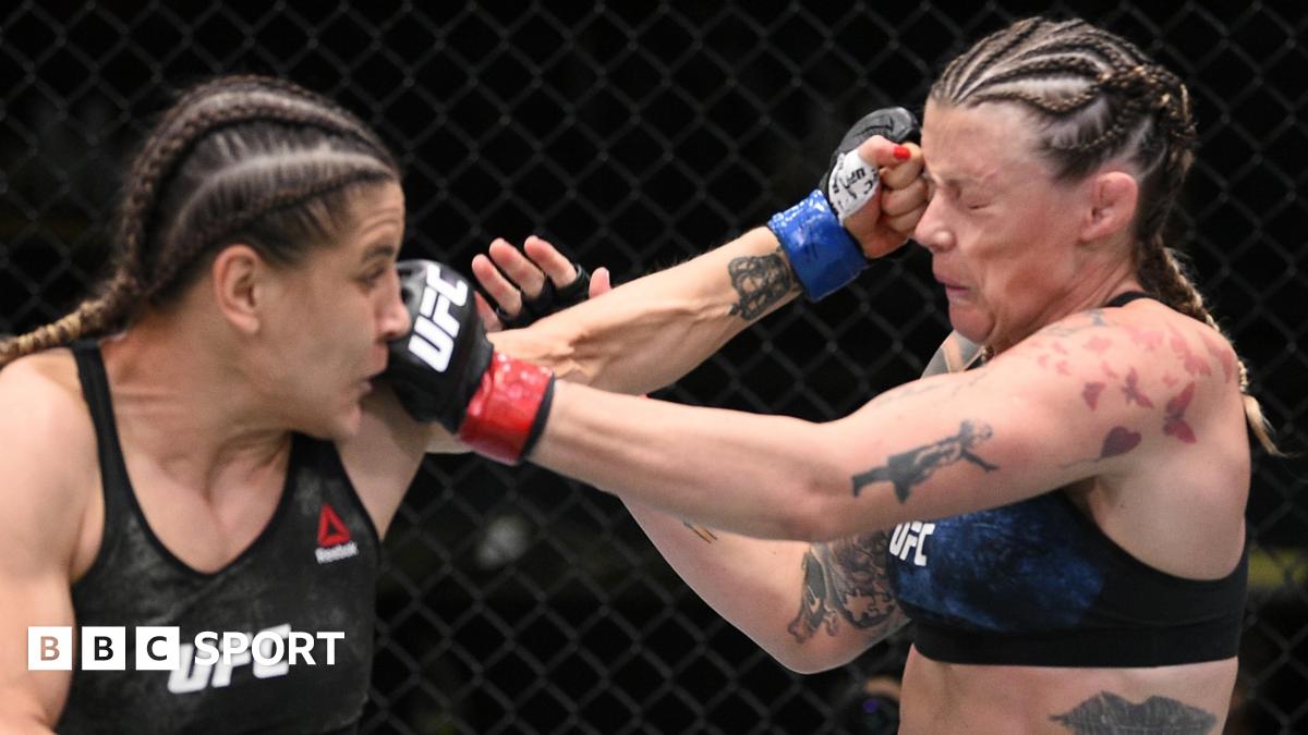UFC: Joanne Calderwood in hospital after loss to Jennifer Maia - BBC Sport