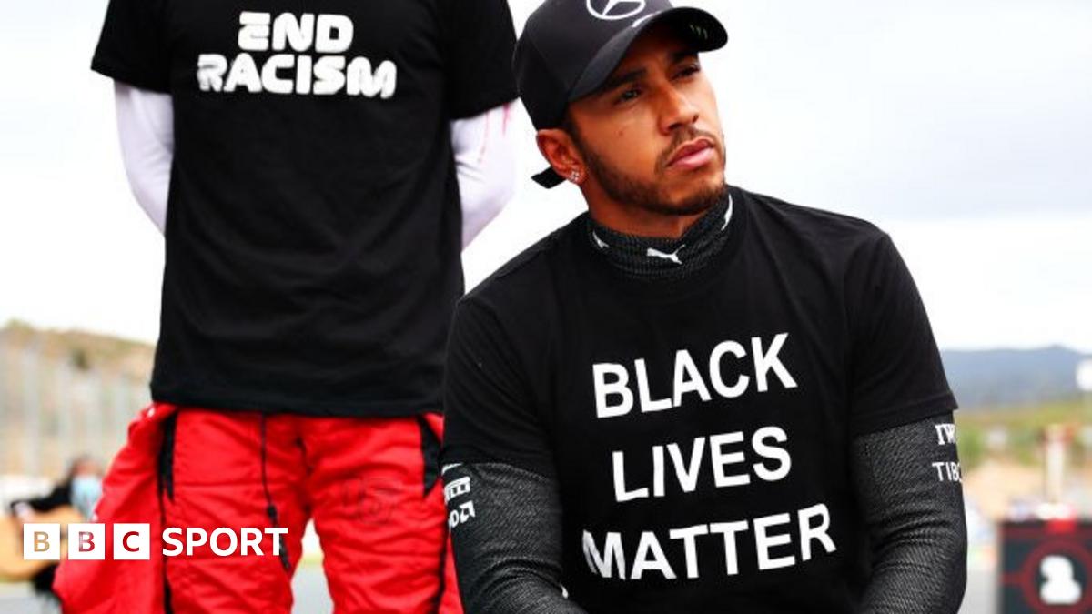 Lewis Hamilton pledges to 'keep pushing' in fight against racism - BBC ...