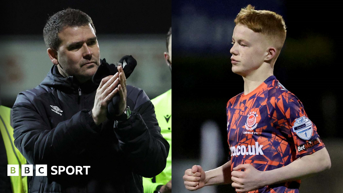 Braiden Graham: 'Goals, goals, goals' - Fifteen-year-old Linfield ...