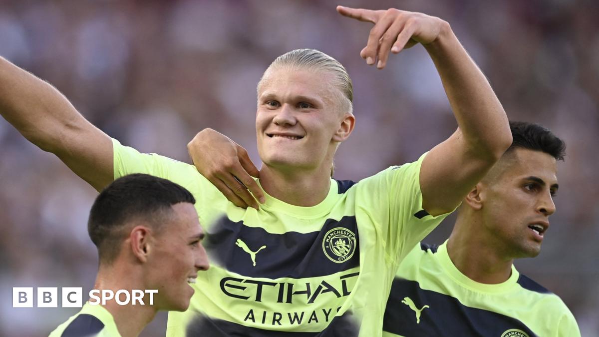 West Ham 0-2 Man City: Erling Haaland scores twice as Man City turn on ...