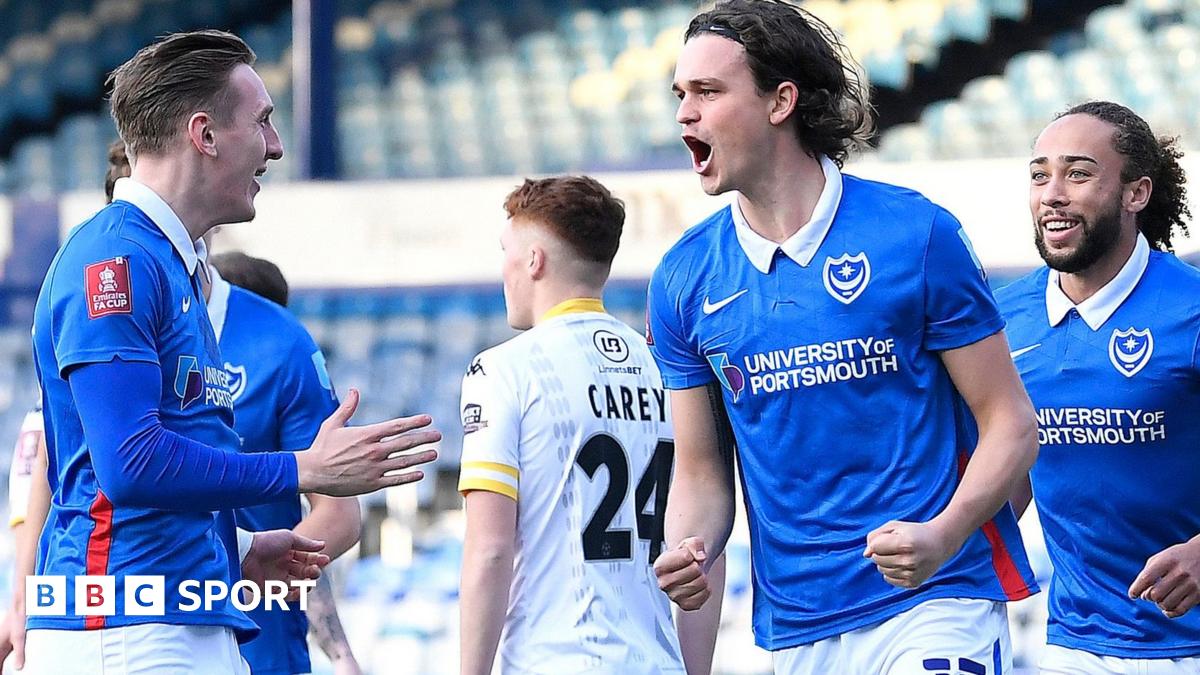 FA Cup: Portsmouth beat King's Lynn 6-1 to reach third round - BBC Sport