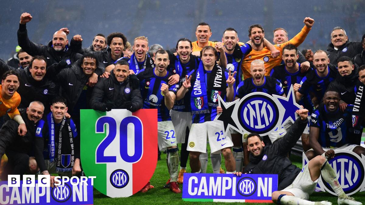 AC Milan 1-2 Inter Milan: Francesco Acerbi and Marcus Thuram seal title ...