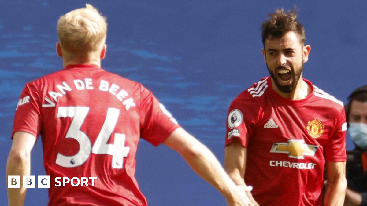 Brighton 2-3 Man Utd: Dramatic injury-time penalty gives Manchester ...