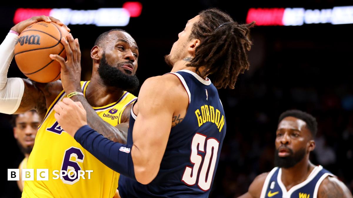 NBA: LA Lakers lose 110-99 to Denver Nuggets - BBC Sport