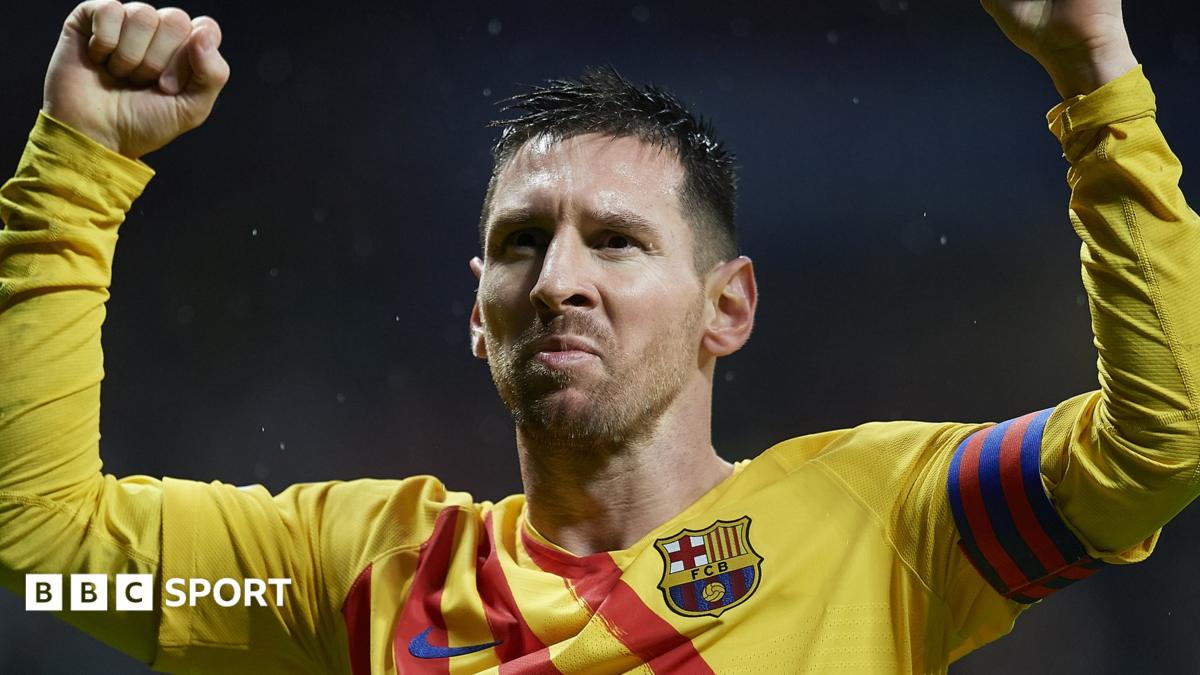 Atletico Madrid 0-1 Barcelona: Late Lionel Messi winner sends champions ...