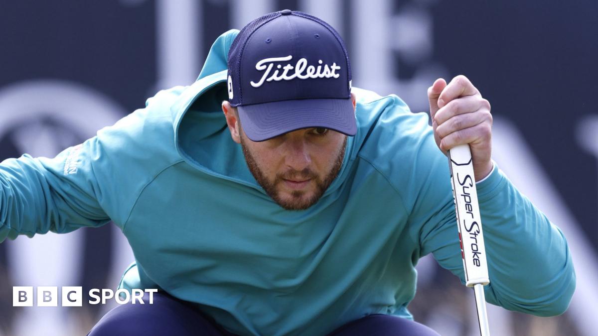 The Open: Michael Stewart basks in sunshine & spotlight at Hoylake ...