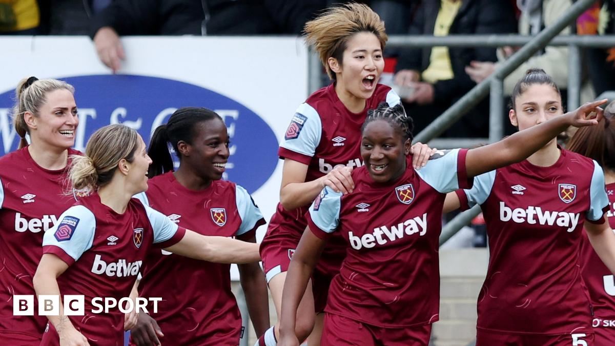 West Ham 2-1 Arsenal: Gunners beaten on Leah Williamson's first start since ACL injury - BBC Sport