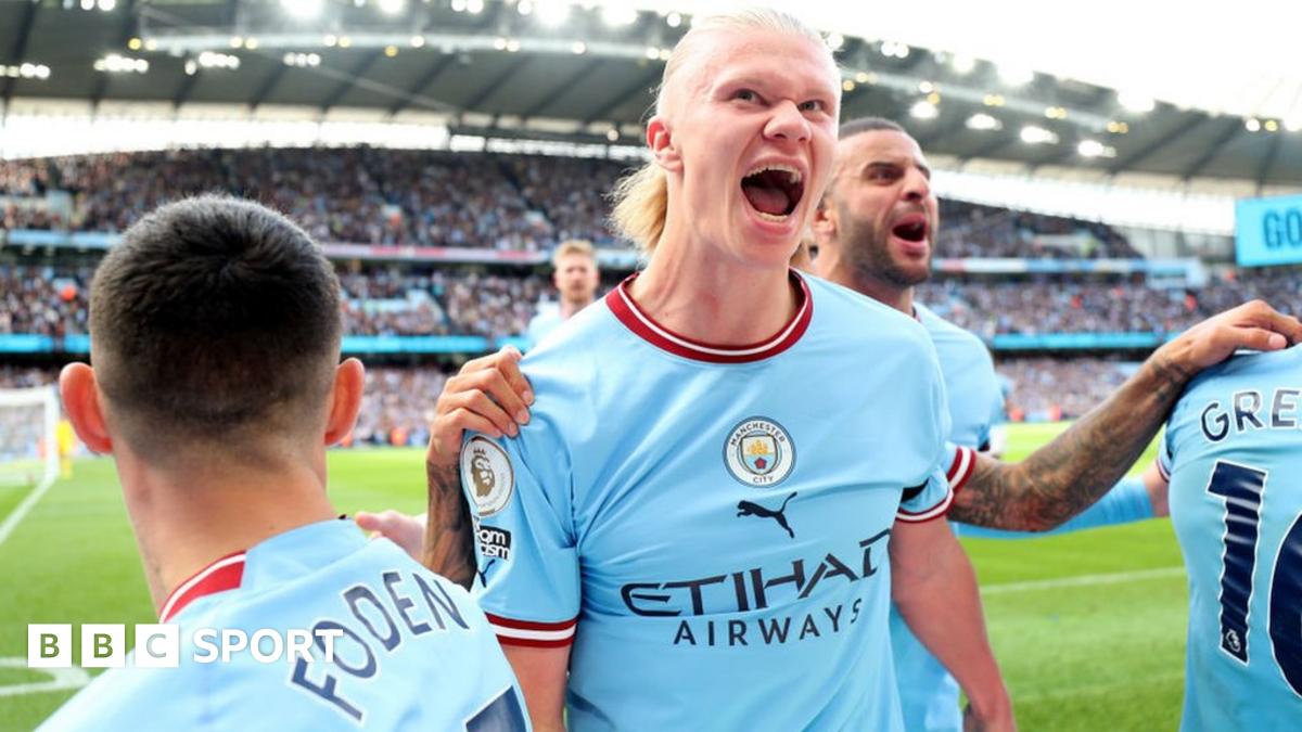 Man City 6-3 Man Utd: Erling Haaland and Phil Foden score hat-tricks ...