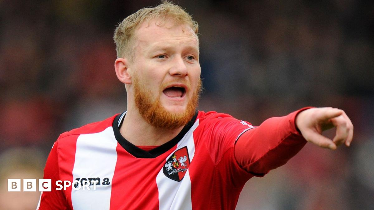 Robbie Simpson: Exeter City striker suffers suspected broken ankle ...