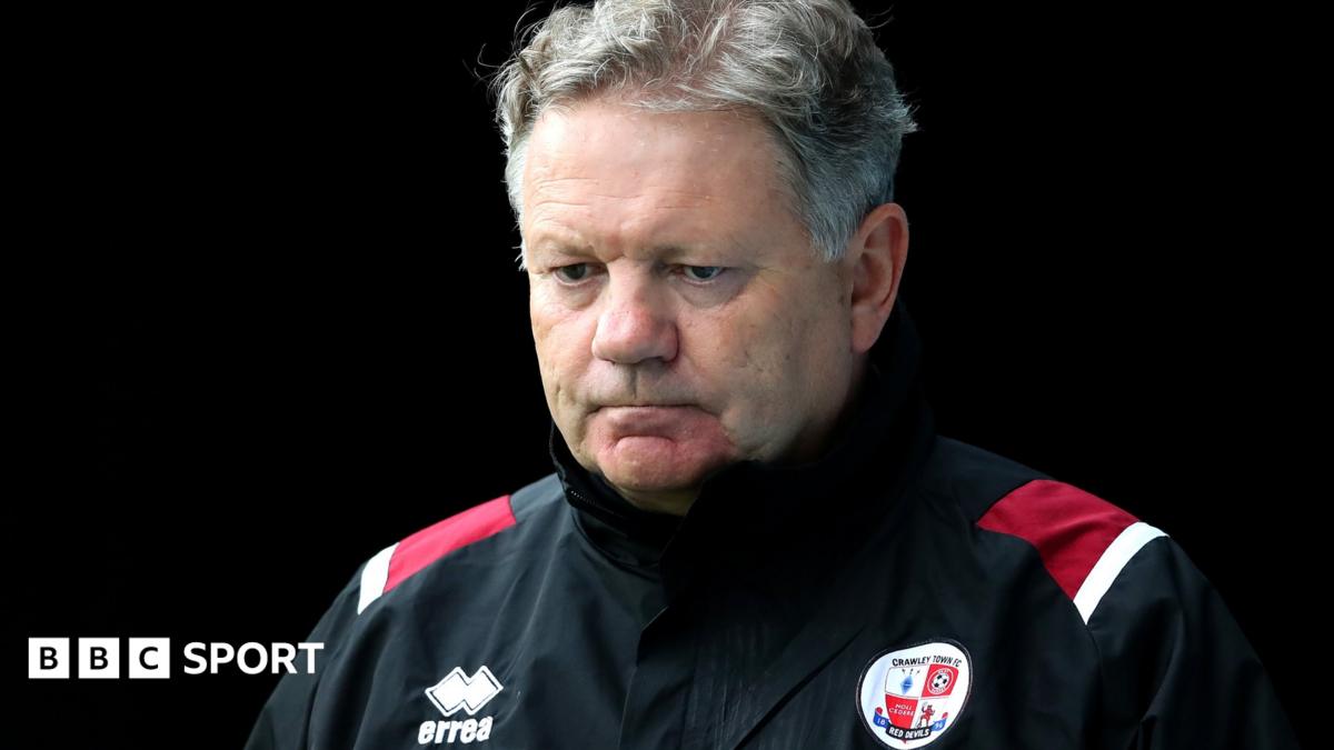 John Yems: Crawley Town boss handed two-match touchline ban - BBC Sport