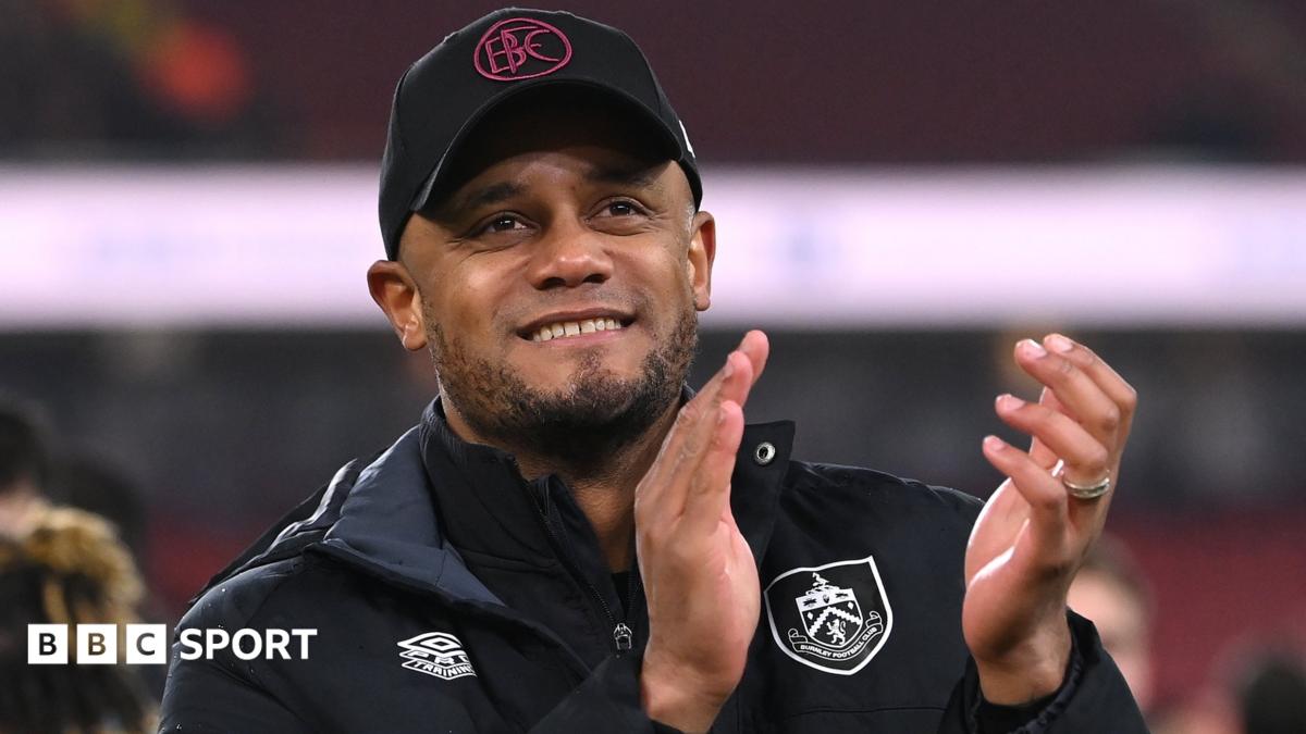 Vincent Kompany: Burnley manager says he is 'always happy' amid ...