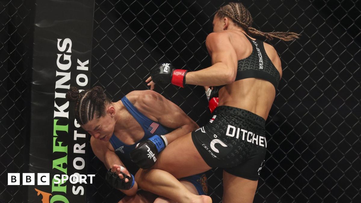 PFL 1: Dakota Ditcheva opens 2024 account with brilliant stoppage win ...
