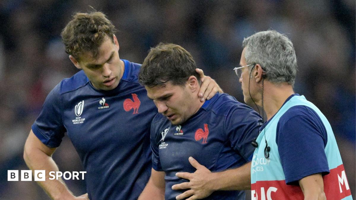 Antoine Dupont: France captain suffers fractured cheekbone in World Cup ...