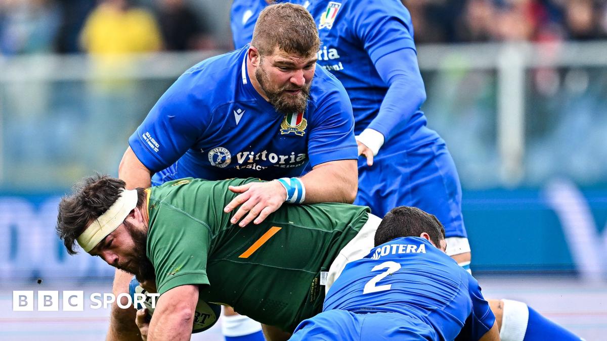 Italy 21-63 South Africa: Springboks bounce back with big win - BBC Sport