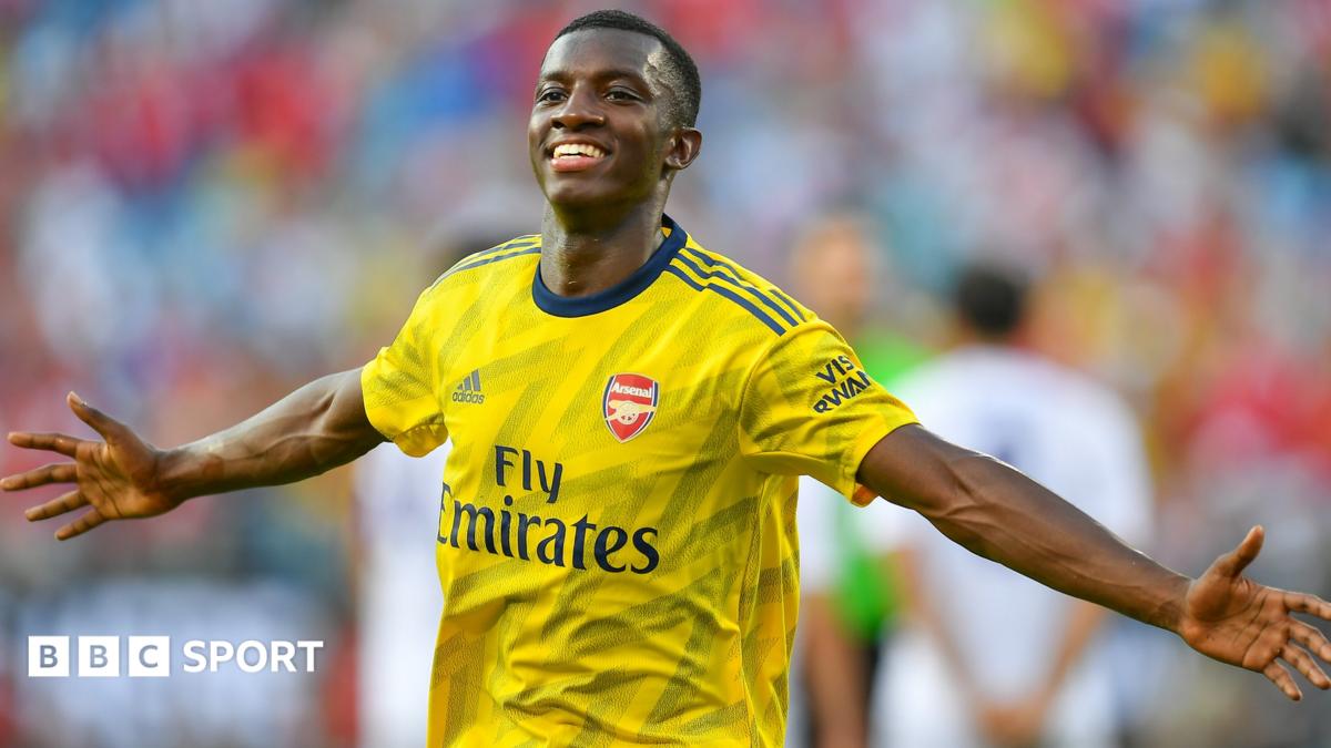 Eddie Nketiah scores twice as Arsenal beat Fiorentina on US pre-season ...