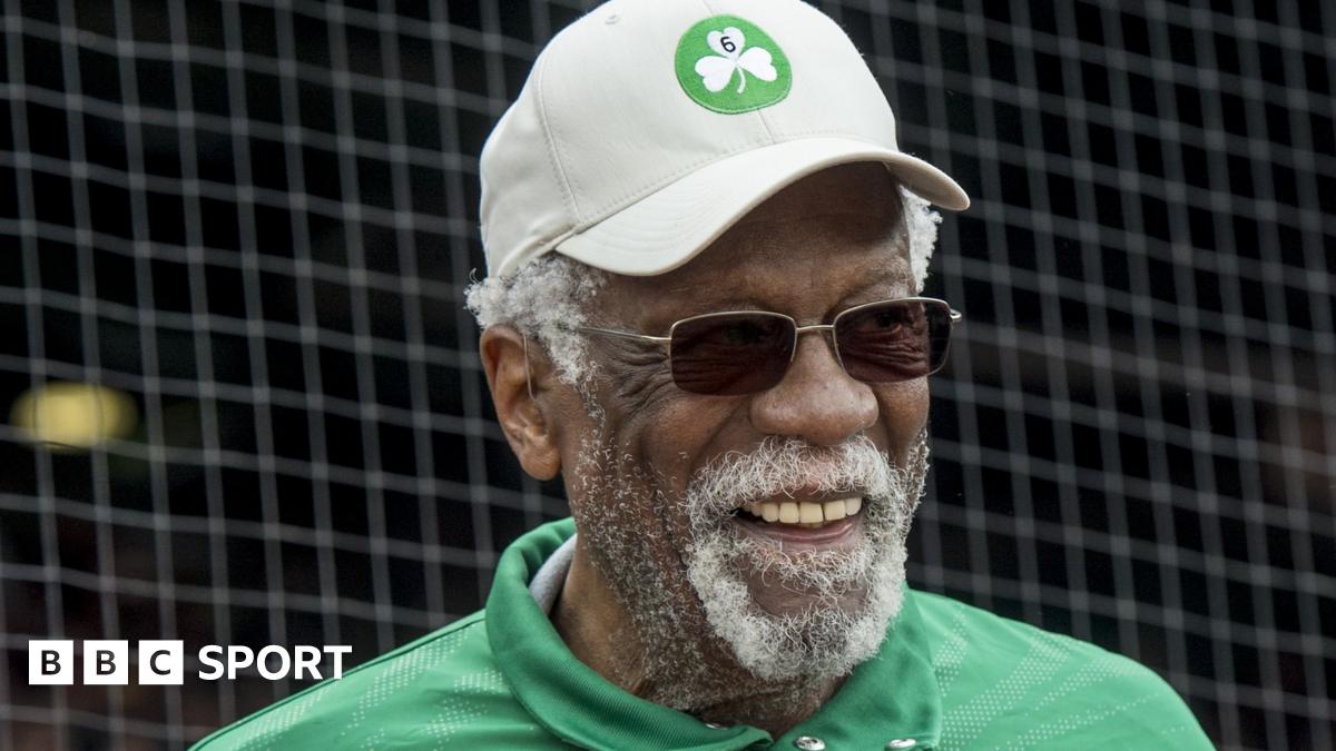 Bill Russell: Late Boston Celtics legend's number six jersey retired by ...