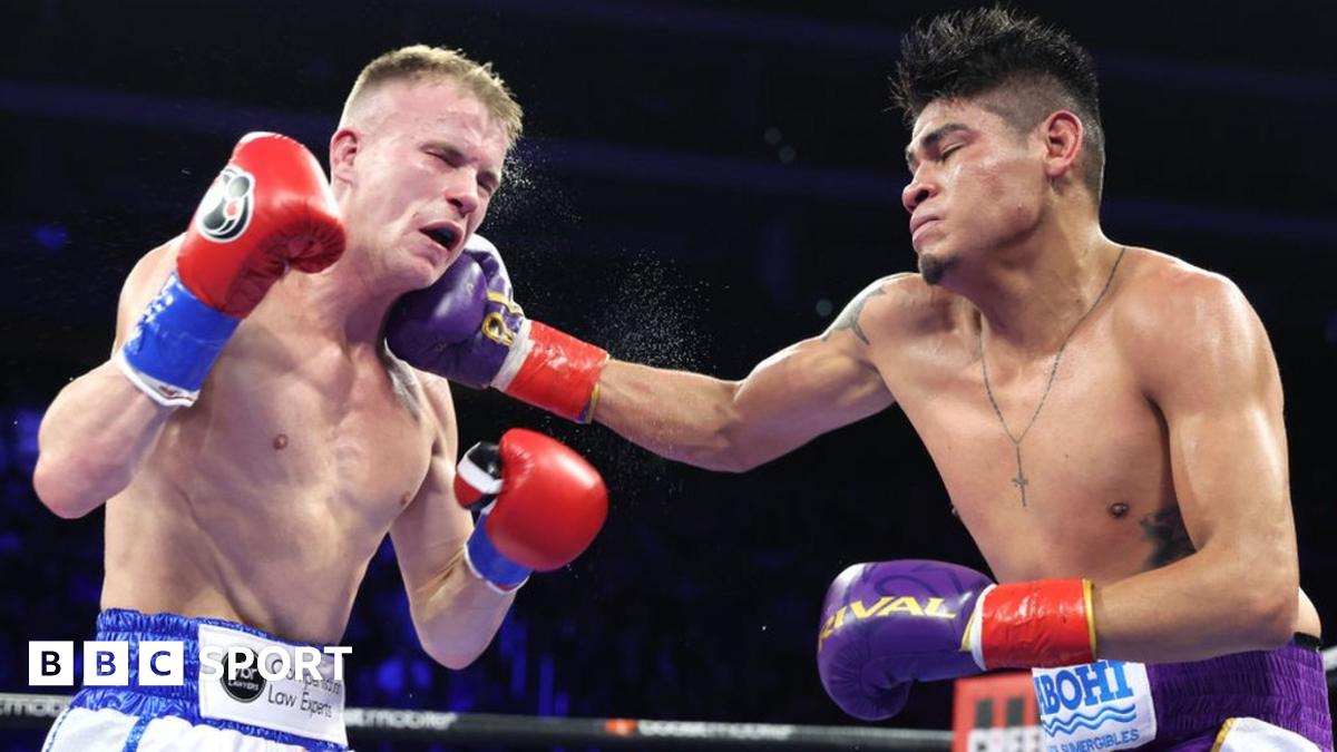 Emanuel Navarrete v Liam Wilson: Mexican star wins WBO super-featherweight title - BBC Sport